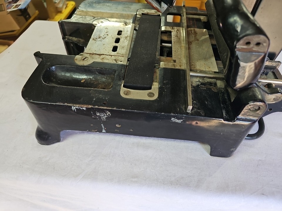 ANTIQUE ADDRESSOGRAPH MODEL H3 1900S INDUSTRIAL ADDRESS DOG TAG STAMP ...