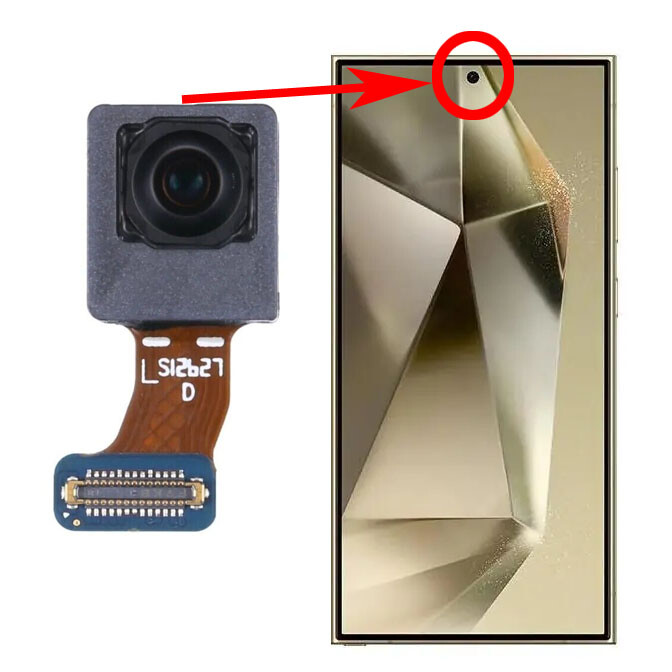 Original Face Front Facing Camera For Samsung Galaxy S24 /S24 Plus /S24 ...