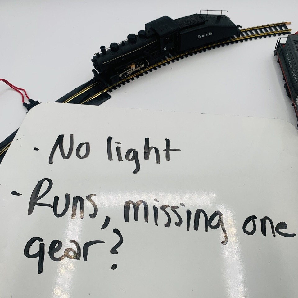 Lima 77 Santa Fe Steamer Switcher Locomotive & Tender HO Scale Runs In ...