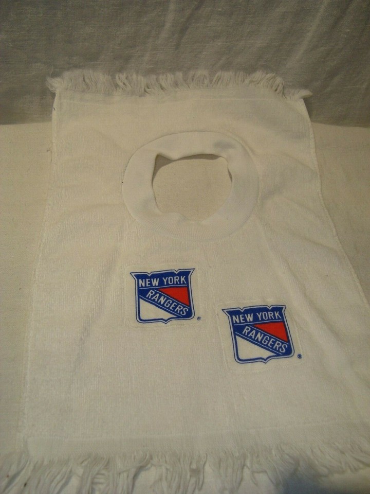 New York Rangers NHL Hockey Handmade/Tea Towel Children's/Baby Bib NEW ...