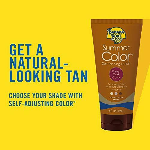 Banana Boat Summer Color Sunless Self Tanning Lotion, Reef Friendly ...