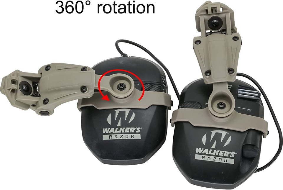 Tactical Helmet ARC Rail Adapter Accessories Compatible with Walker'S ...