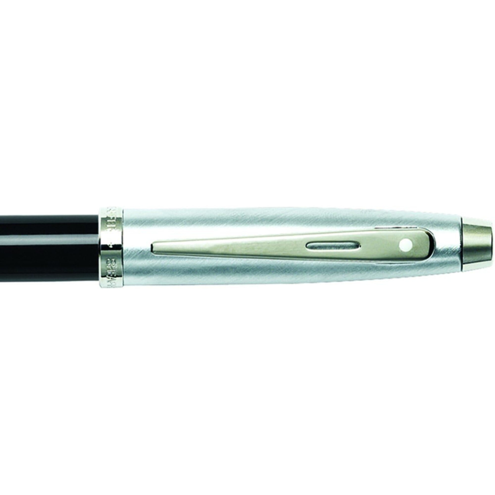 Sheaffer Fountain Pen 100 Glossy Black Barrel Cut Out Clip Medium ...
