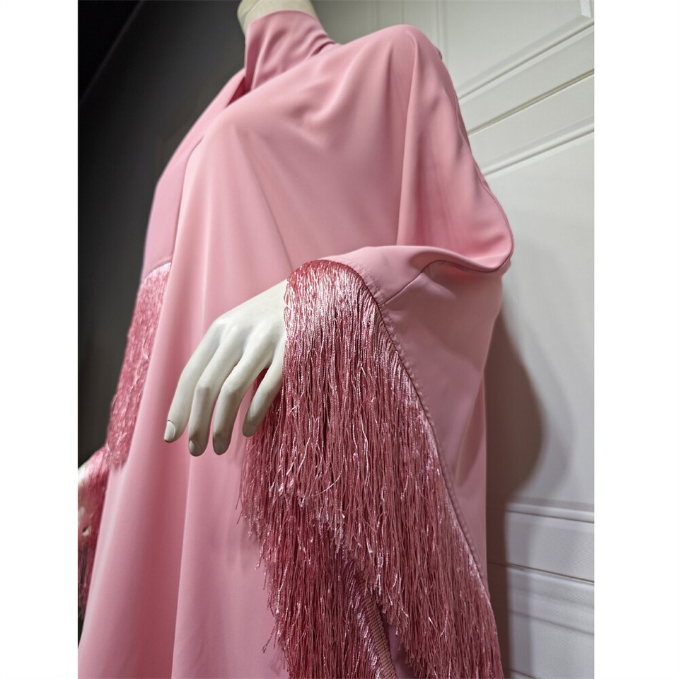 Dubai Abaya Women Oversize Muslim Bat Sleeve Maxi Dress Islamic ...