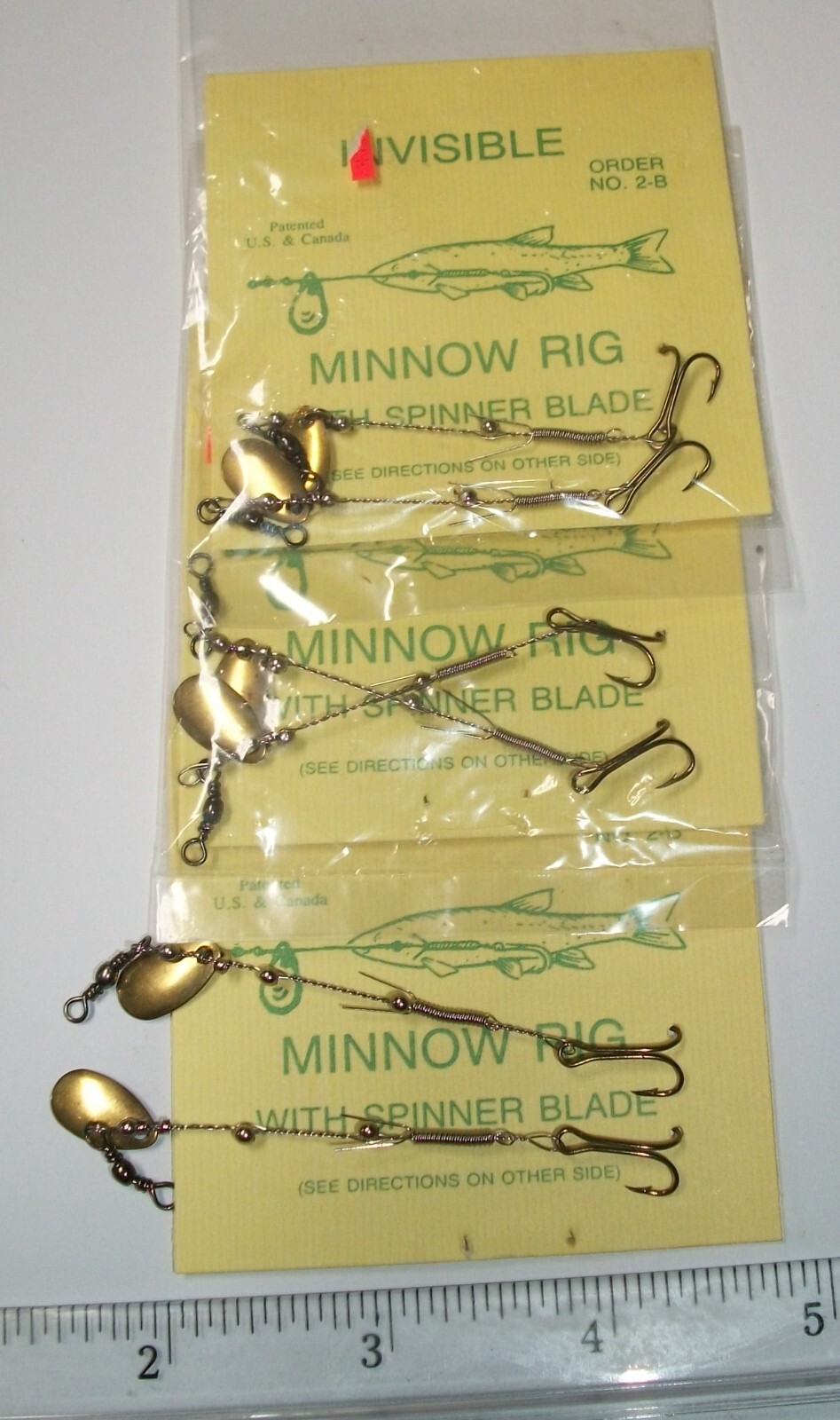 3 packs of 2 - Duty’s Invisible Minnow Rig - T12 | eBay