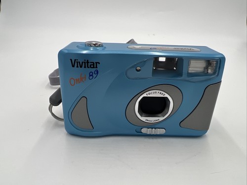 Vintage Vivitar Onki 89 Blue Built-in Flash Auto Exposure 35mm Film ...