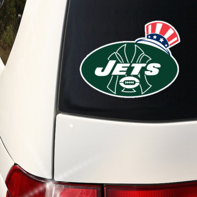 NY Jets Alt logo Decal NEW "8 x 6" Large Indoor / Outdoor | eBay