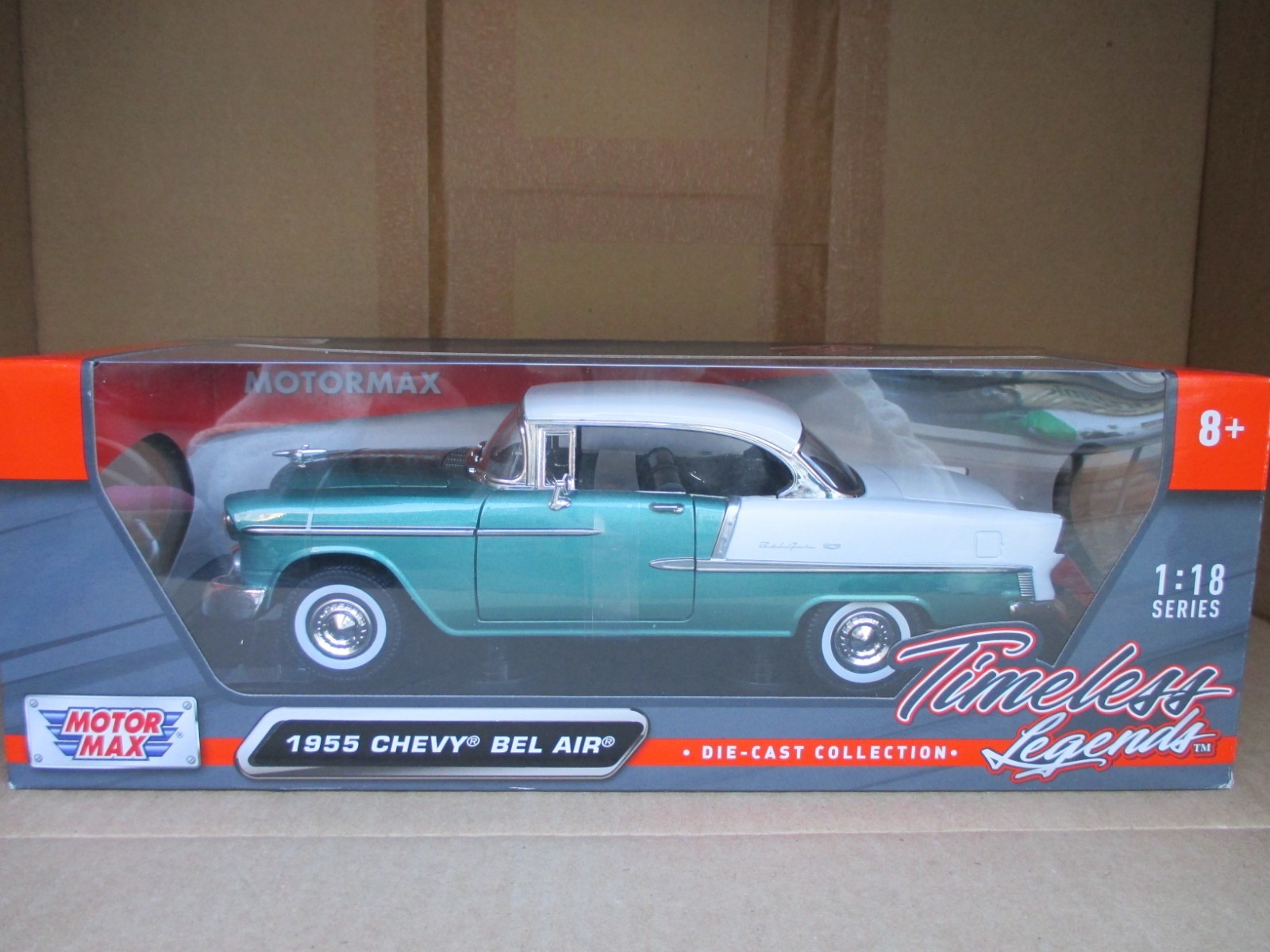 MOTOR MAX TIMELESS LEGENDS 1955 CHEVY BEL AIR - 1/18 - NEW / SEALED | eBay