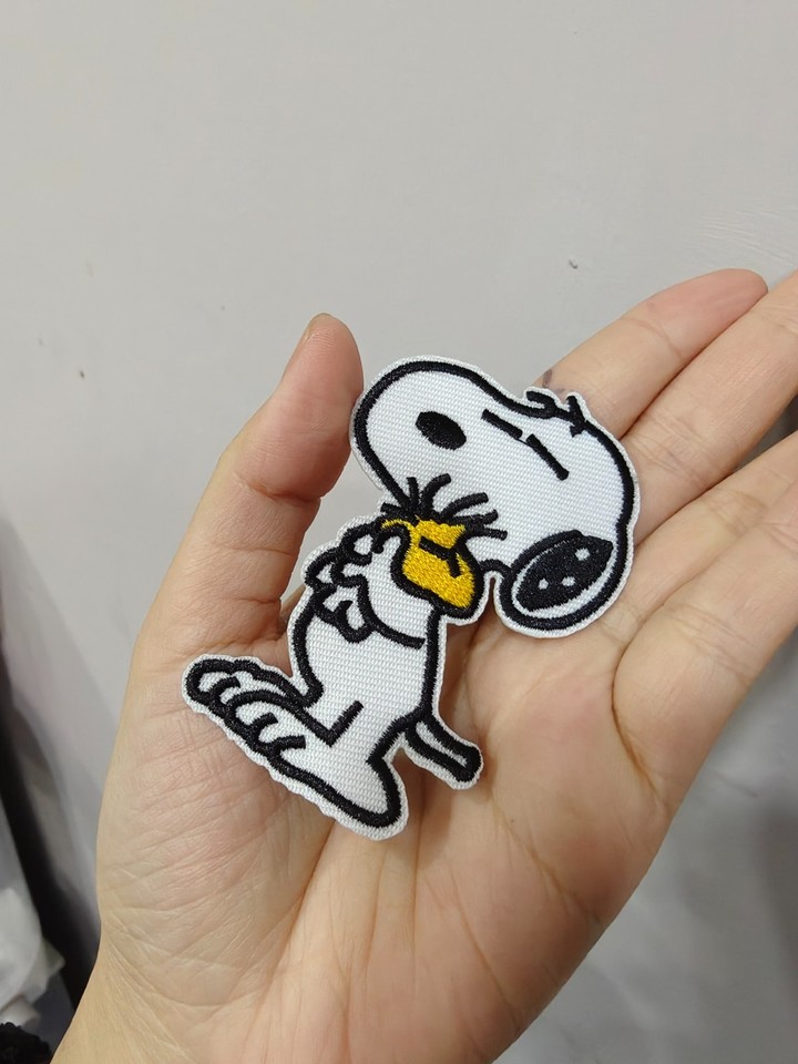 Snoopy iron on patch Snoopy and woodstock sew on patch | eBay UK