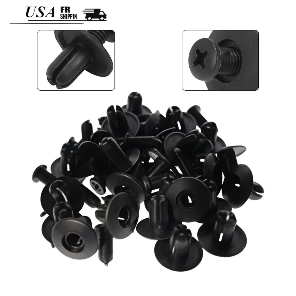 Quality For Hyundai Set of 25 Bumper Fender Liner Screw Trim Retainer ...