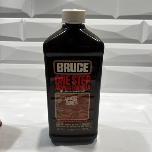 Bruce Hardwood Floors One Step No Buff Acrylic Formula 17 oz | Wood ...