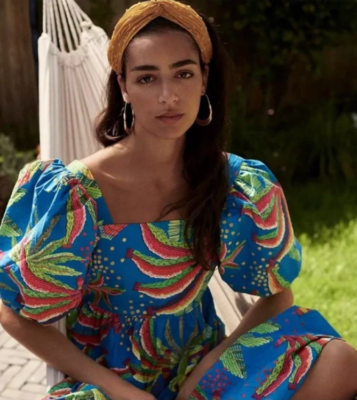 farm rio banana cut-out midi-dress | www.surfaquarium.com