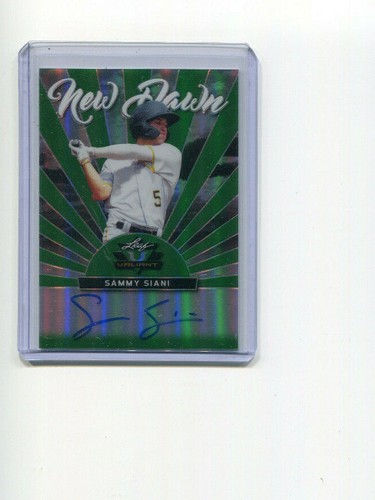 2019 Leaf Valiant New Dawn Autographs Green Sam Sammy Siani Auto 72/99 ...