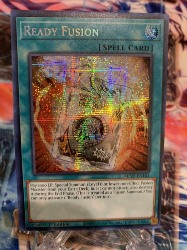 Yugioh x1 Ready Fusion MP22-EN163 Prismatic Secret Rare 1st Edition (NM ...