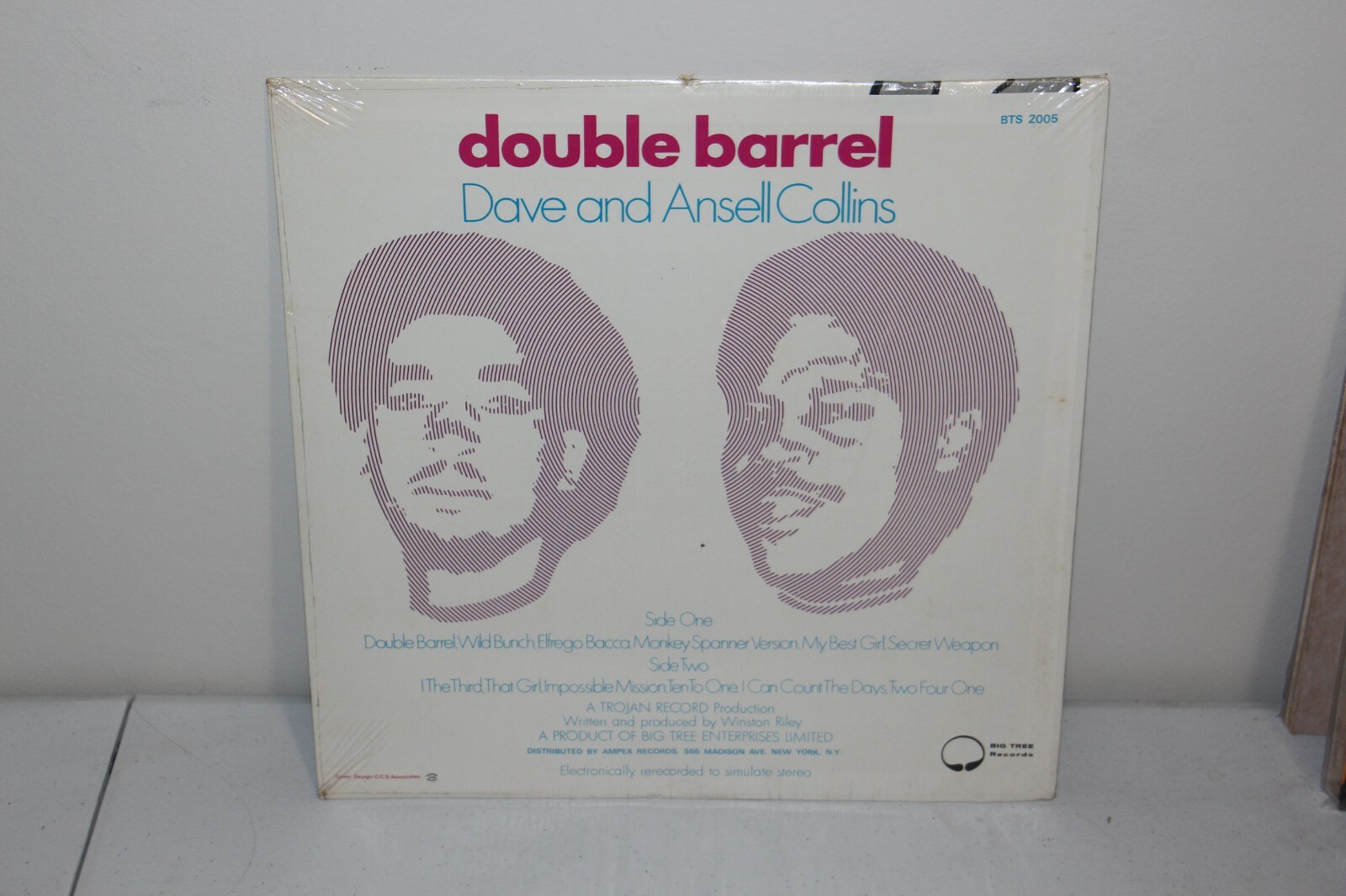Dave & Ansell Collins - Double Barrel 1971 ORIGINAL LP SEALED!NEW Big ...