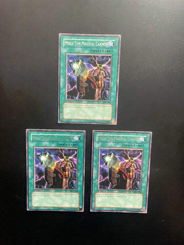 Yugioh Mega Ton Magical Cannon MFC-094 Rare 1st Edition MP/HP X3 | eBay