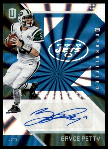 2016 Panini Unparalleled Autographs Blue #71 Bryce Petty/99 | eBay