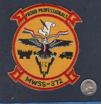 MWSS-372 USMC Marine Corps Aviation Wing Support Squadron Patch | eBay