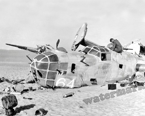 Photograph WWII B-24 Liberator Lady Be Good 1959 Crash Site Libya 8x10 ...