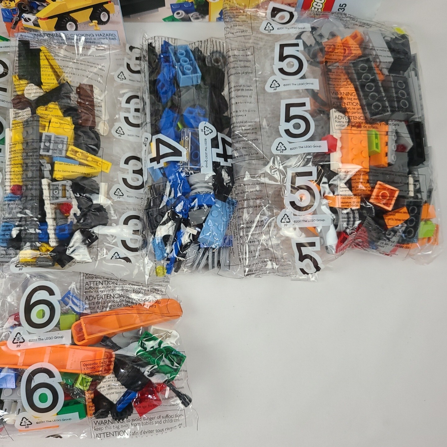 Lego #4635 Fun With Vehicles Ages 4+ 525 pcs Building Toy Set Legos ...