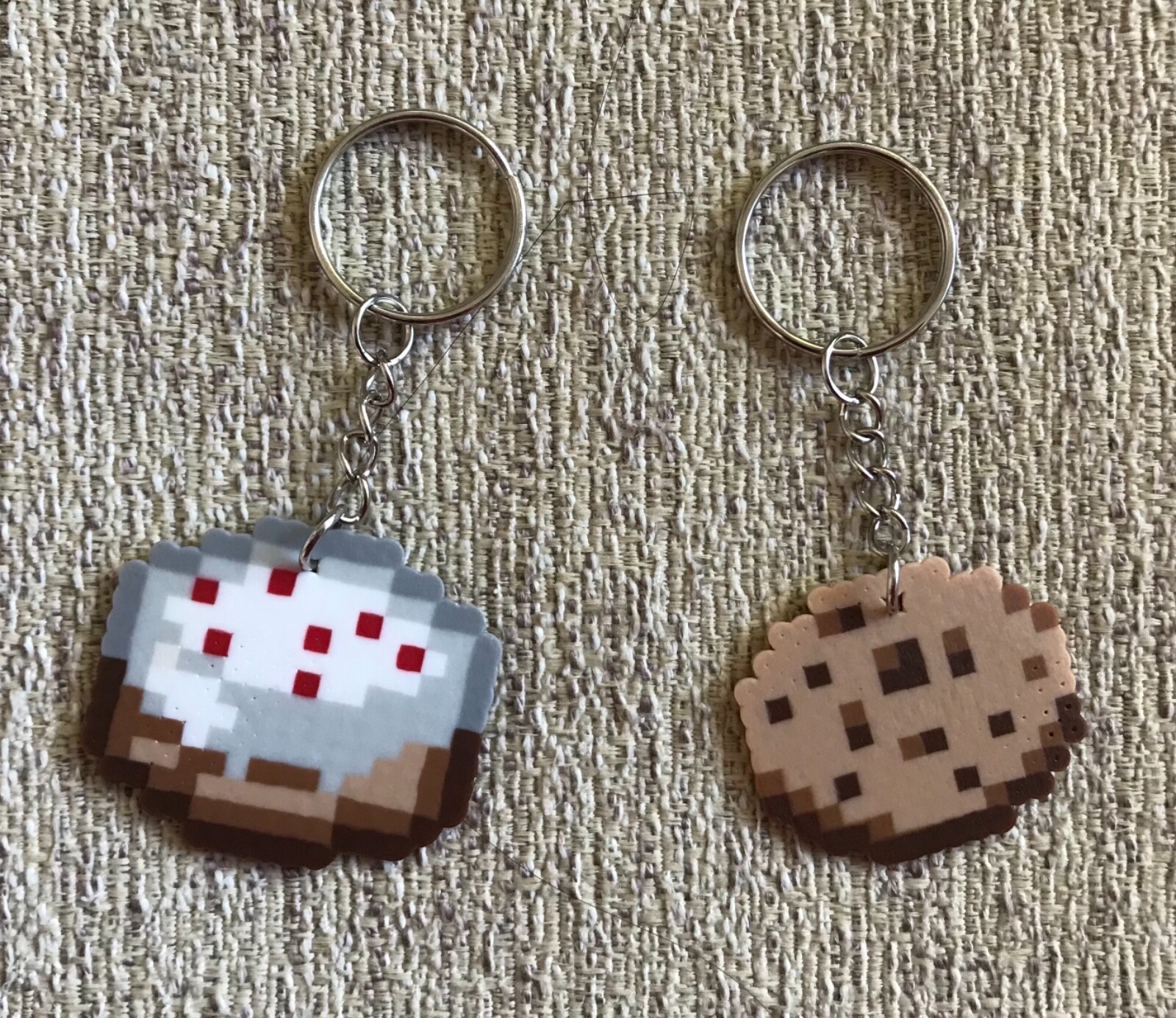 Perler Minecraft Cake