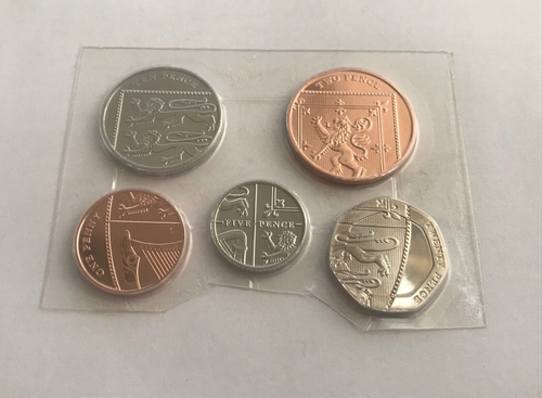 2015 5th Portrait 20 Pence 10 5 2 1 Shield Coins Bu Bunc | eBay