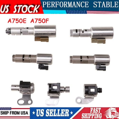 7x Transmission Solenoid Kit A750E A750F For Toyota Land Cruiser Tundra ...