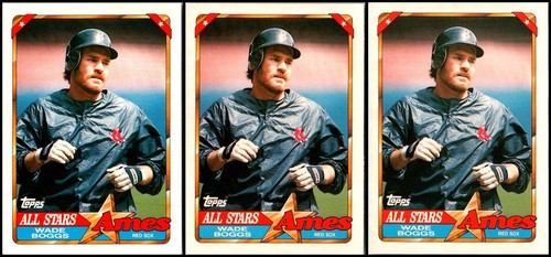 Topps Ames All-Stars Wade Boggs (3) Card Lot - Running Low – Final ...