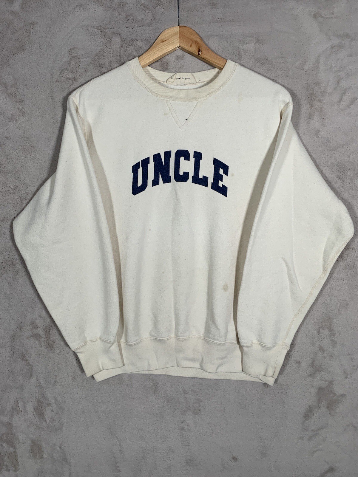 Uncle Studios Sweatshirt Womens Size Small White Crewneck Pullover | eBay