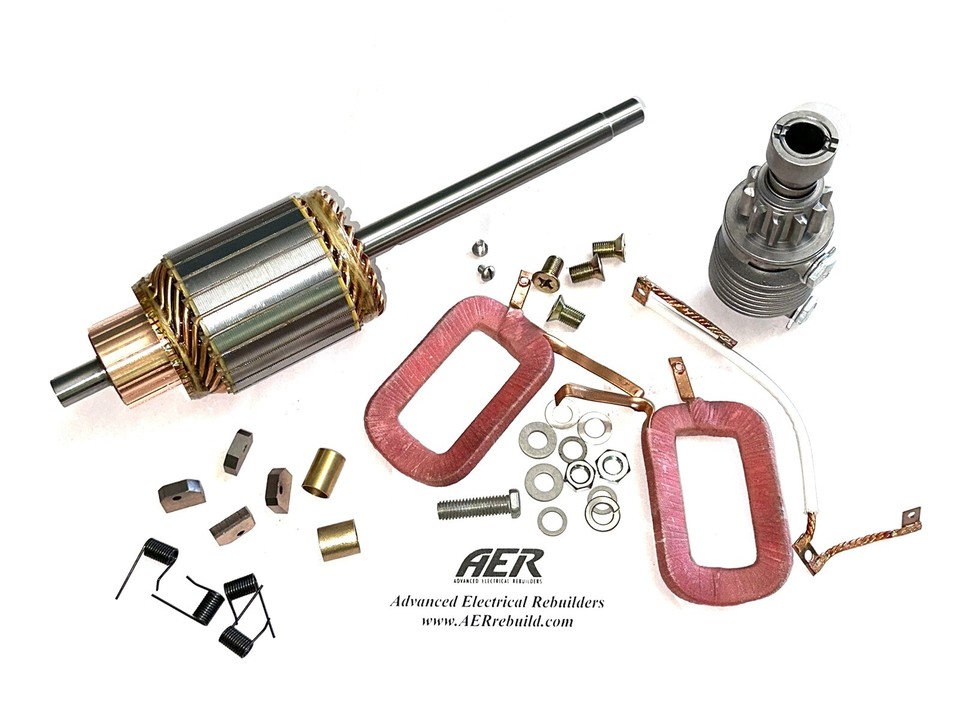 1925-28 Chevrolet Delco 710-C 710-D Starter Rebuild Kit Armature Field ...