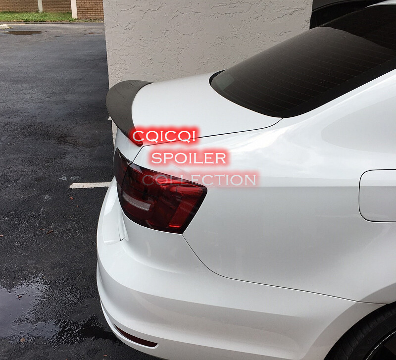 Carbon Fiber trunk spoiler for VW 11-17 JETTA MK6 Sedan S SE GLI TDI ...