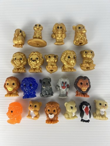 Ooshies Gold Lion King Glitter etc. X 20 Nala Pumbaa Cub Zazu Simba ...