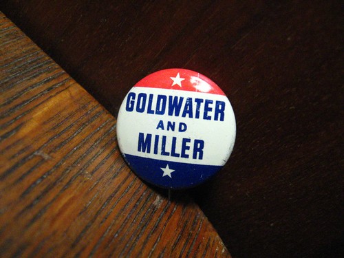 Barry Goldwater William Miller 1964 Button - USA Republican Campaign ...