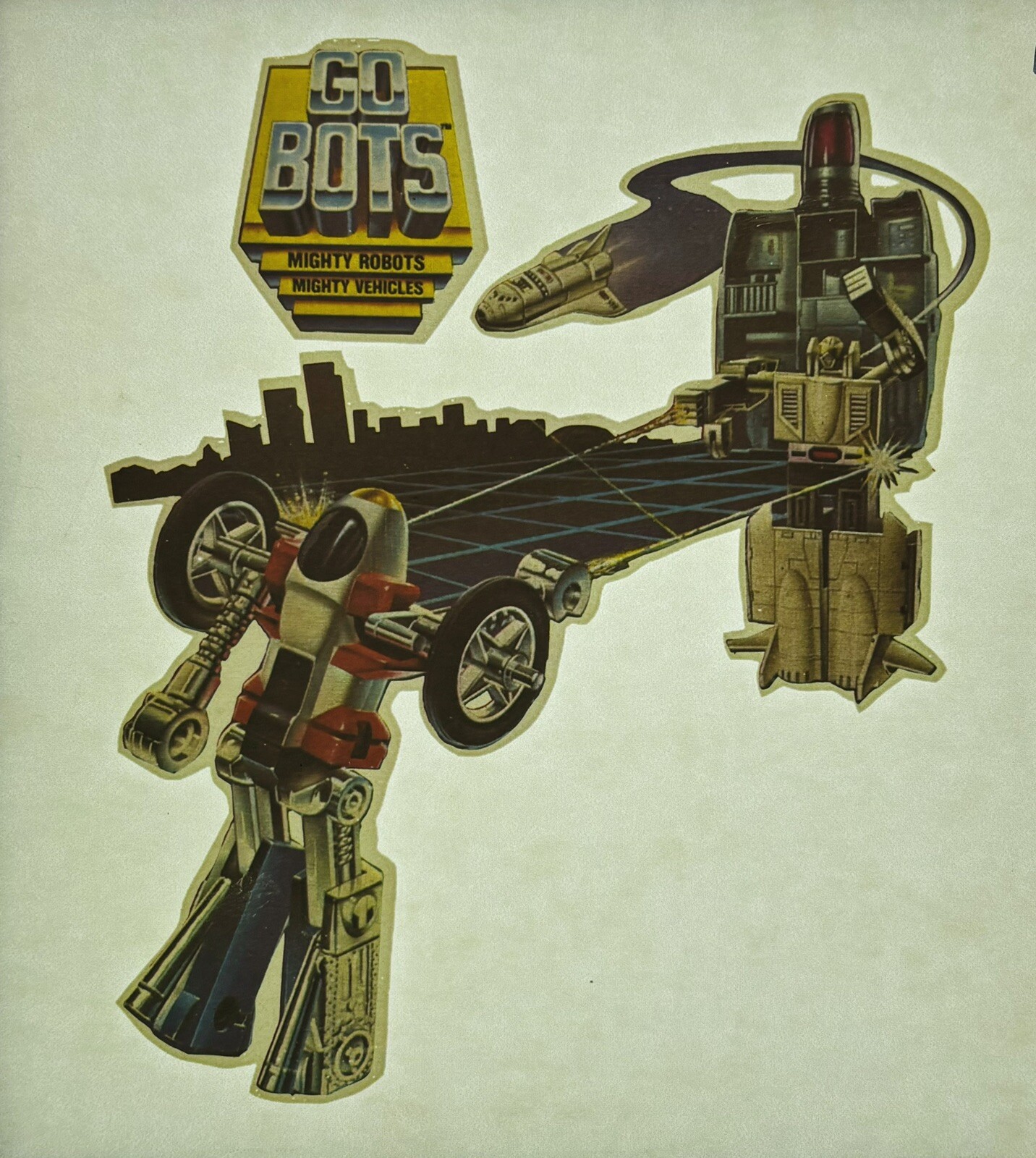 Original Vintage Go Bots Mighty Robots Mighty Vehicle… - Gem