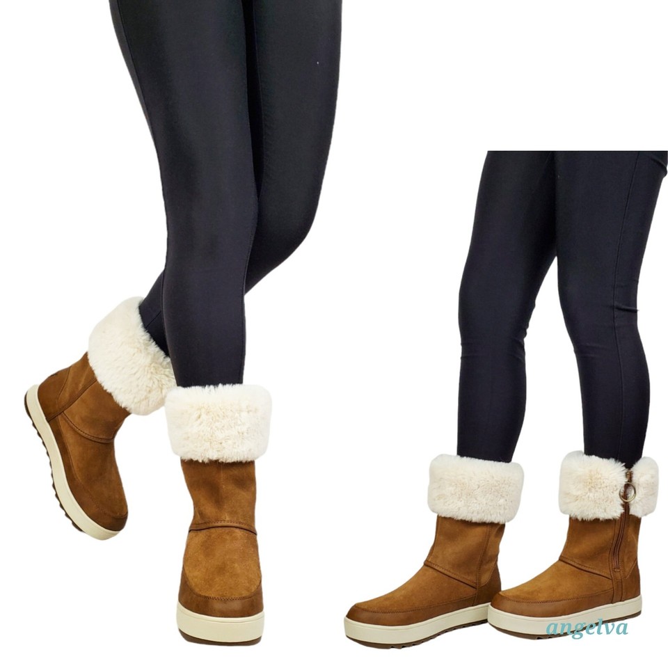 koolaburra ugg tynlee snow waterproof suede faux fur winter boots ...