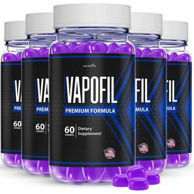 (5 Pack) Vapofil Advanced Male Gummies, Vapo Fil Formula Supplement | eBay