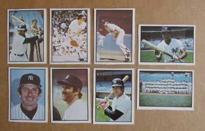 1978 SPPC BASEBALL NEW YORK YANKEES CHAMPIONSHIP SEASON CARD SINGLES ...