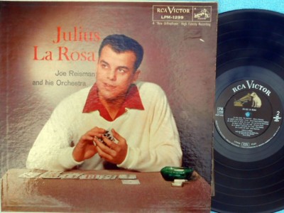Julius La Rosa ORIG US ST LP VG+ ’56 DG RCA LPM1299 MONO Vocal Pop | eBay