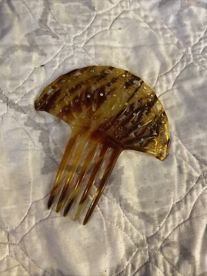 antique tortoise shell ornate hair comb | eBay