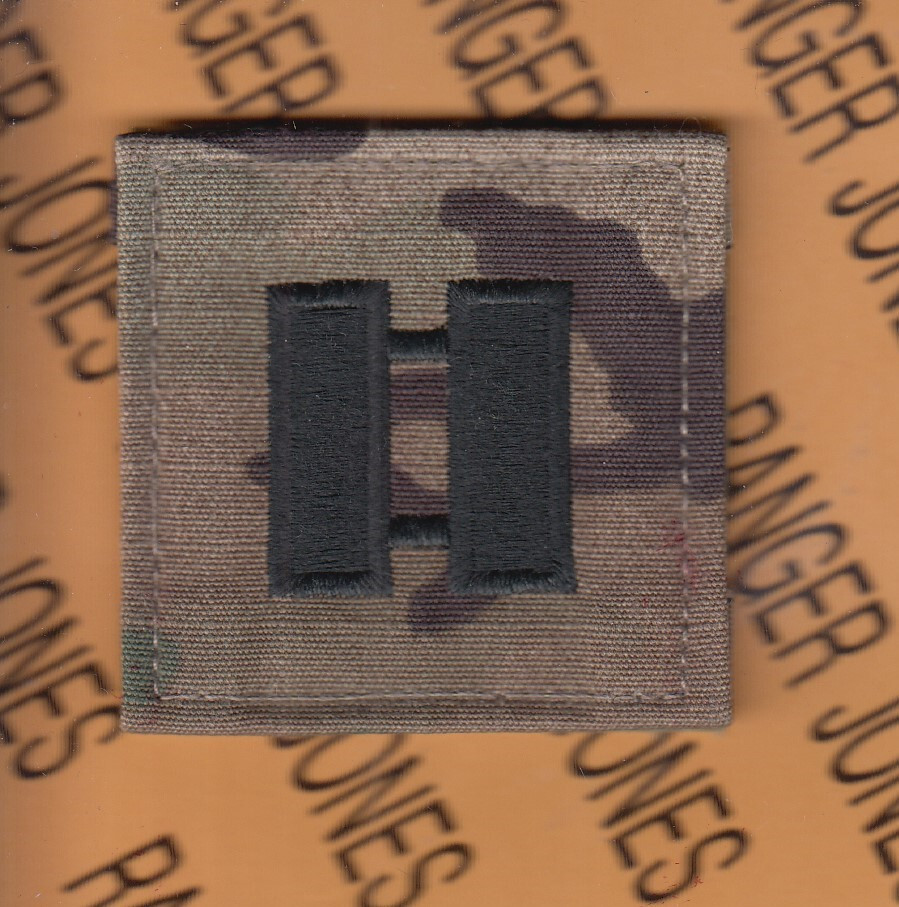 US Army O-3 CAPTAIN CPT OCP w/ HOOK ~2" Chest rank patch | eBay