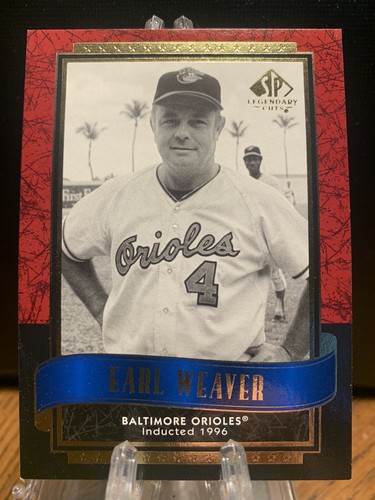 Earl Weaver 2003 SP Legendary Cuts #35 BASEBALL Card | eBay