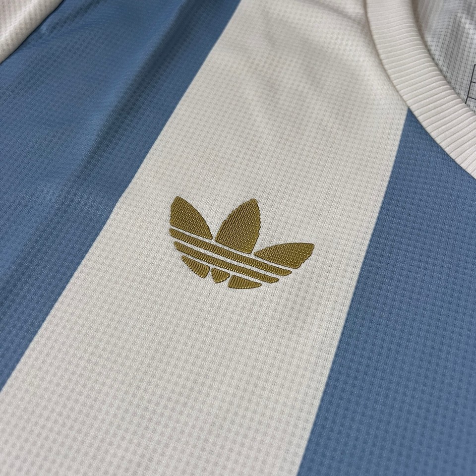 Argentina Jersey Anniversary 2024 Soccer Shirt JF2641 Adidas Mens Size ...