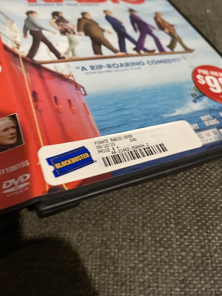 Pirate Radio - DVD - VERY GOOD Blockbuster Case 25195052276 | eBay