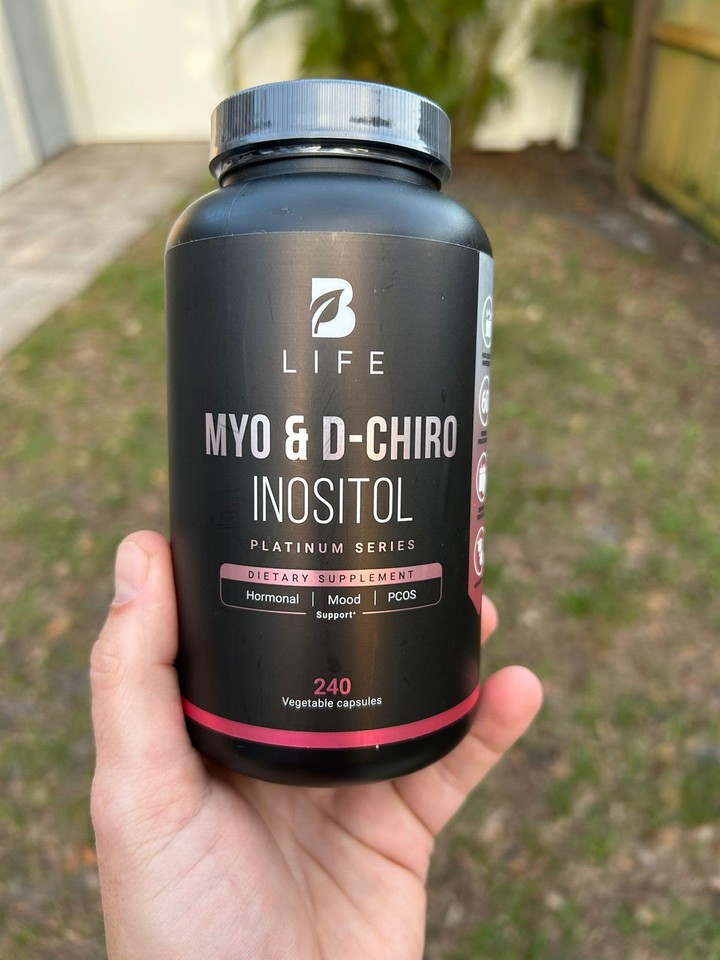 Myo-Inositol & D-Chiro Inositol by B Life - 240 Capsules | Made in USA ...