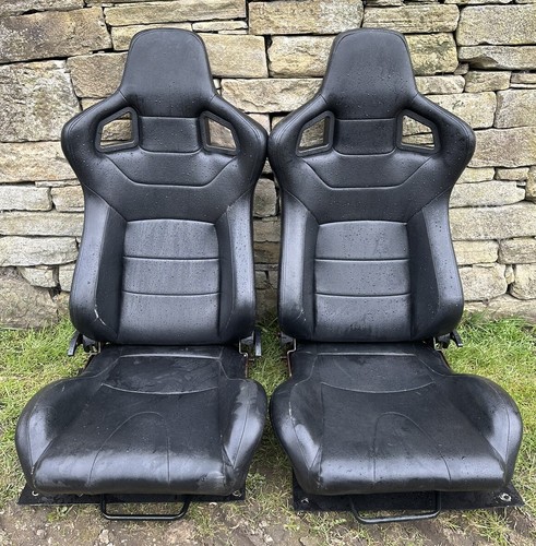 DEFENDER 90 110 Seats Black Soft Grain Faux Leather, Subframes PAIR ...