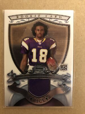 Sidney Rice 2007 Bowman Sterling Rookie Jersey Relic RC #BSRR-SR ...