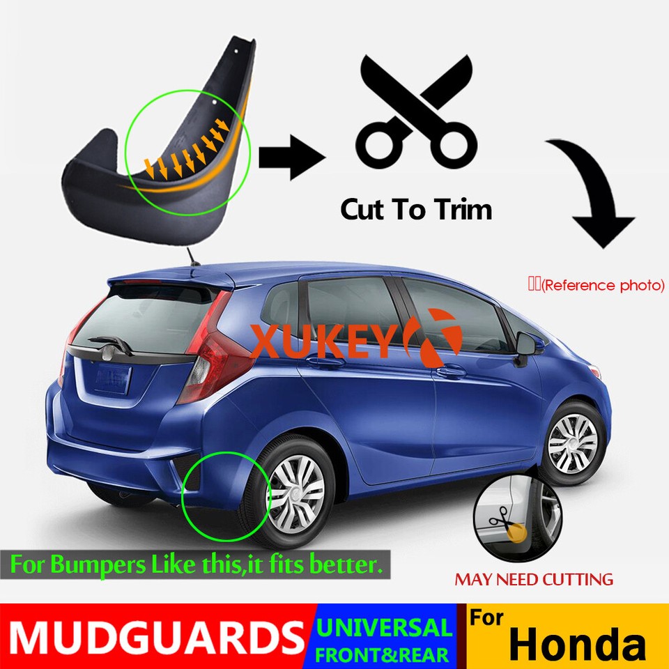 x4 Front Rear Mudflaps For Honda Mud Flap Splash Guards Mudguards ...