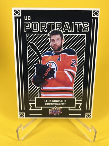 2022-23 Upper Deck Series 1 Leon Draisaitl NHL Hockey card #P-19 UD Portraits | eBay