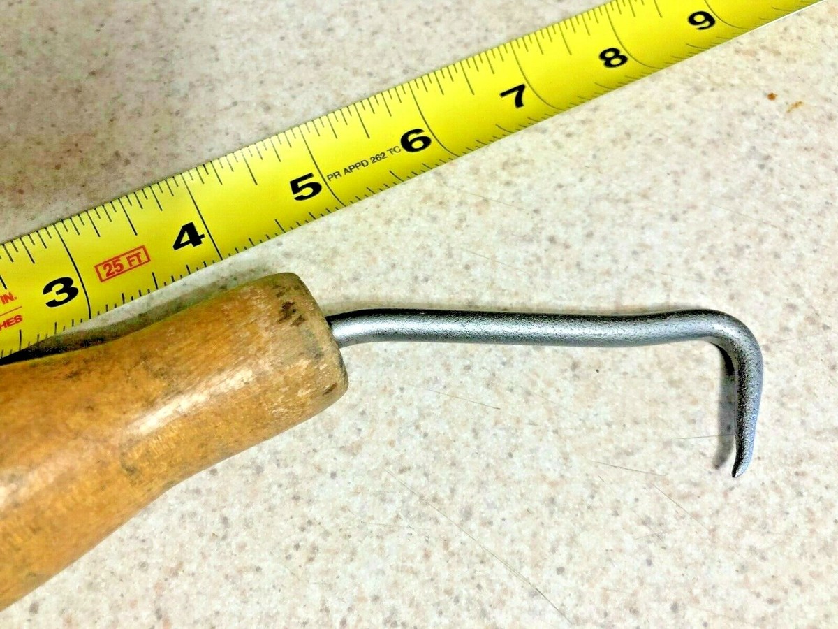 Vintage Concrete Rebar Tie Wire Twister Tool Wood Handle Ebay