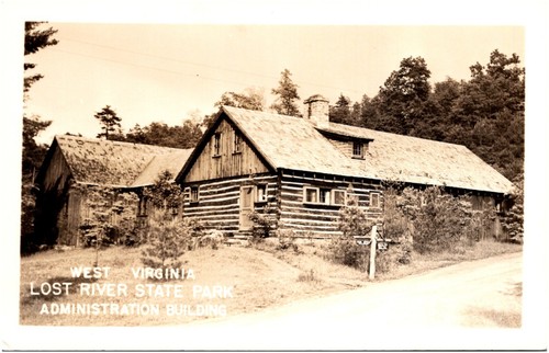 Lost River State Park Administration Building West Virginia 1930s RPPC ...